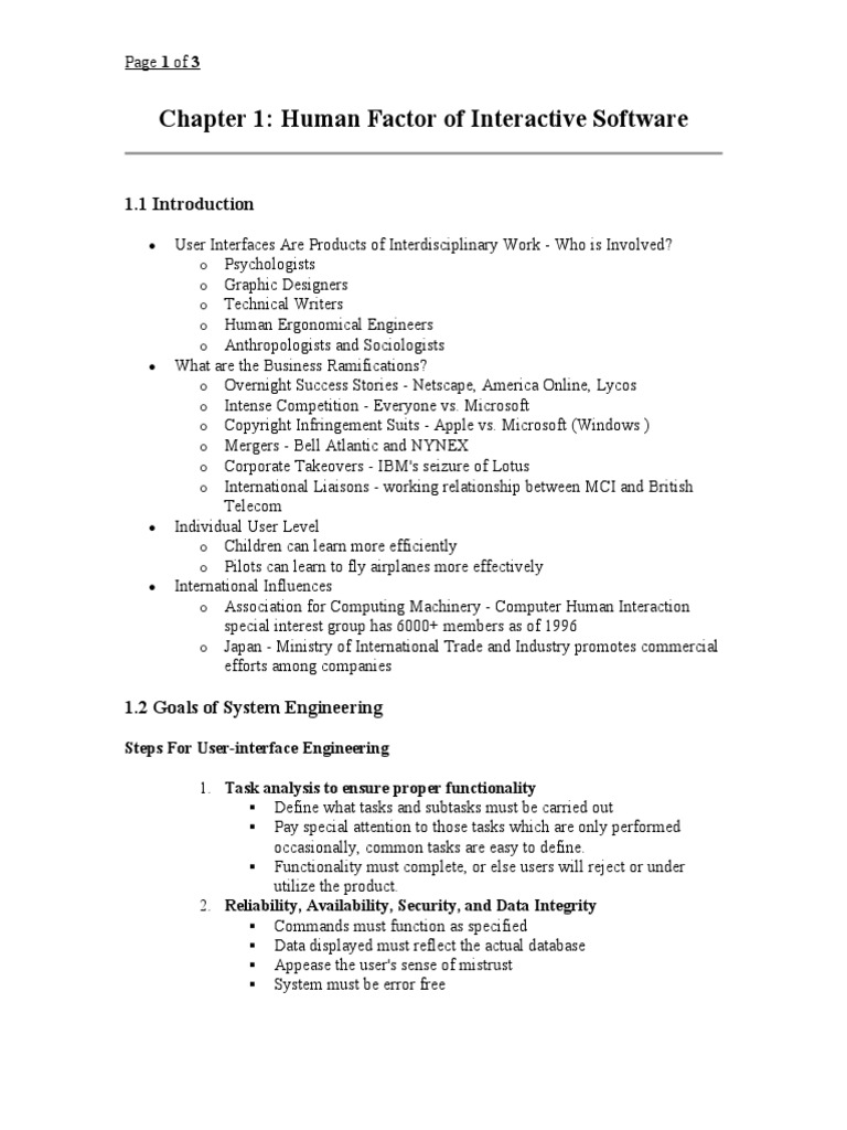 Com 410 User Interface Notes 1 Pdf User Interface Employee Retention