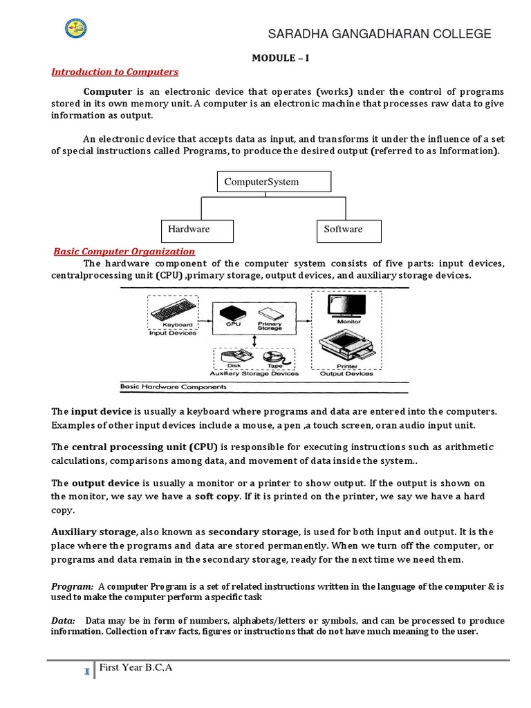 Unit I | PDF | Programming | Computer Program