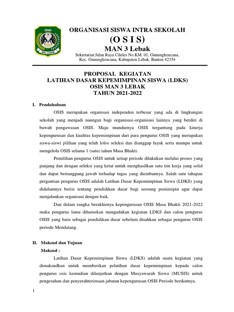 Proposal LDKS New | PDF