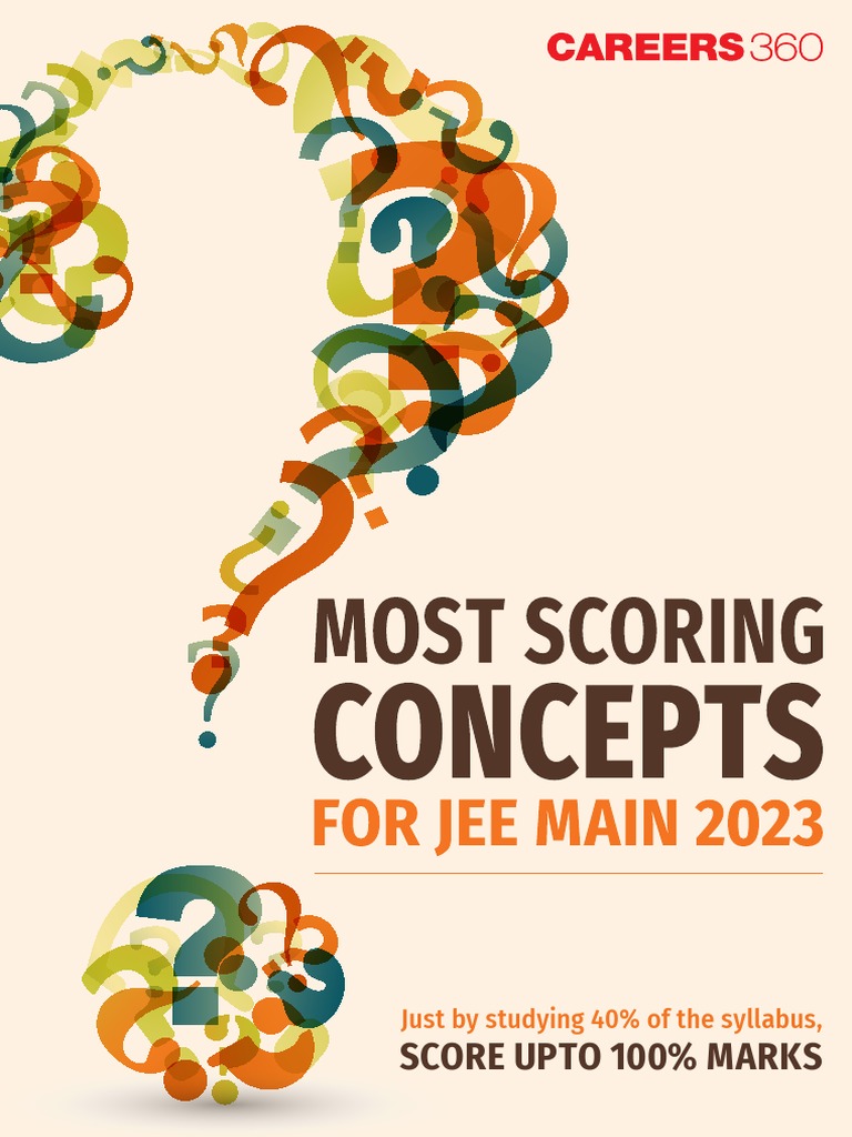 JEE-Main-Exams High Scoring Chapters and Topics 2023-E-Book | PDF ...
