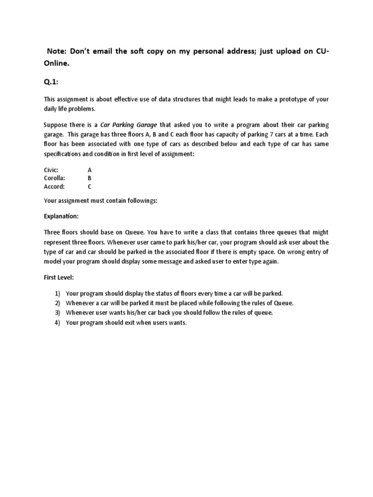 Assignment Section A Pdf Queue Abstract Data Type Information Age 