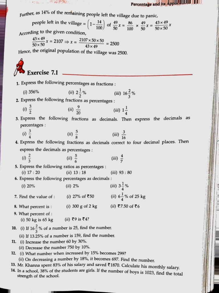 Percentage | Download Free PDF | Value Added Tax | Prices