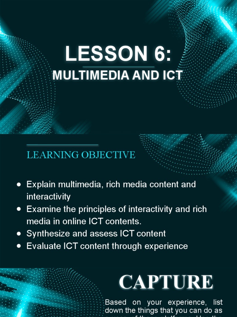 Q2 - Lesson1 Multimedia and Ict | PDF | Multimedia | Educational Technology