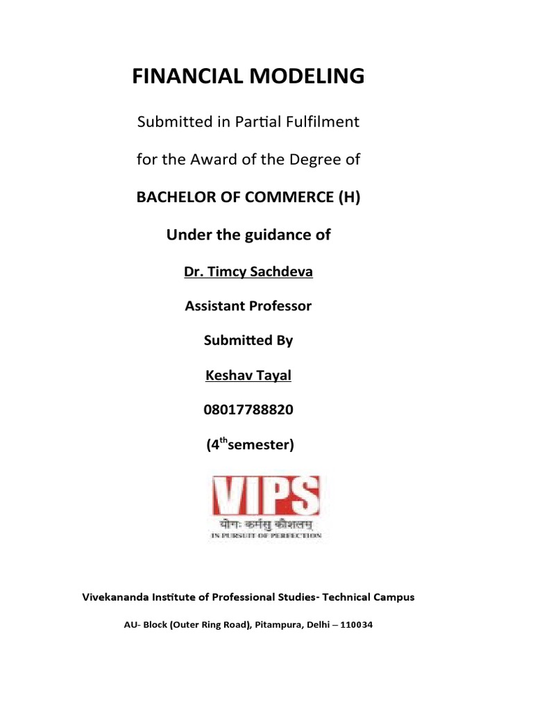 Financial Modeling Guide | PDF | Discounted Cash Flow | Microsoft Excel