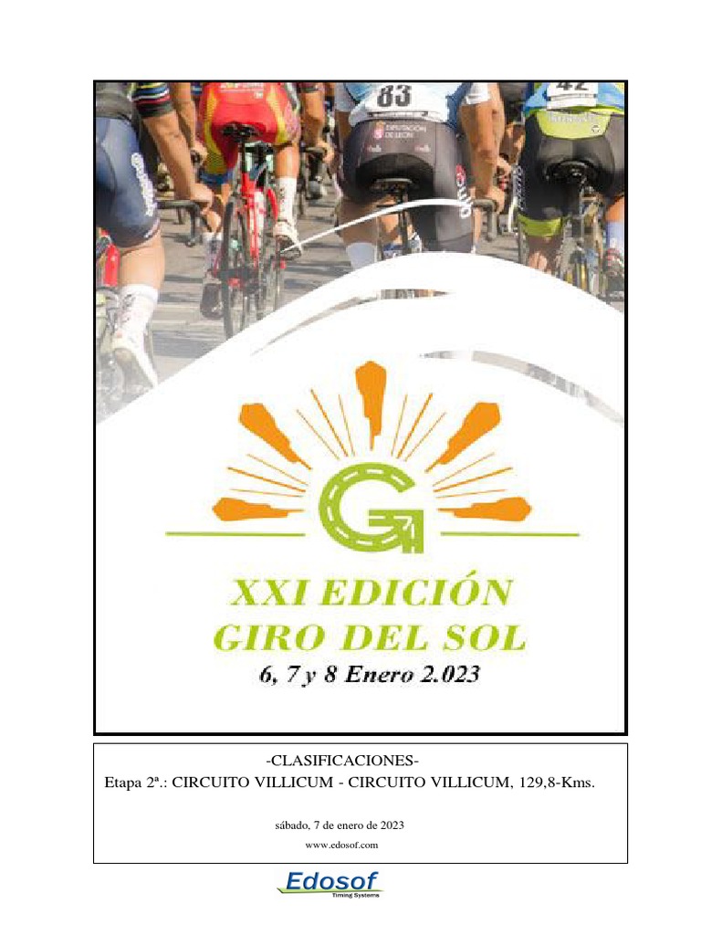 @zciclismo E2 - Giro Del Sol 2023 | PDF | Nuestra señora de fátima