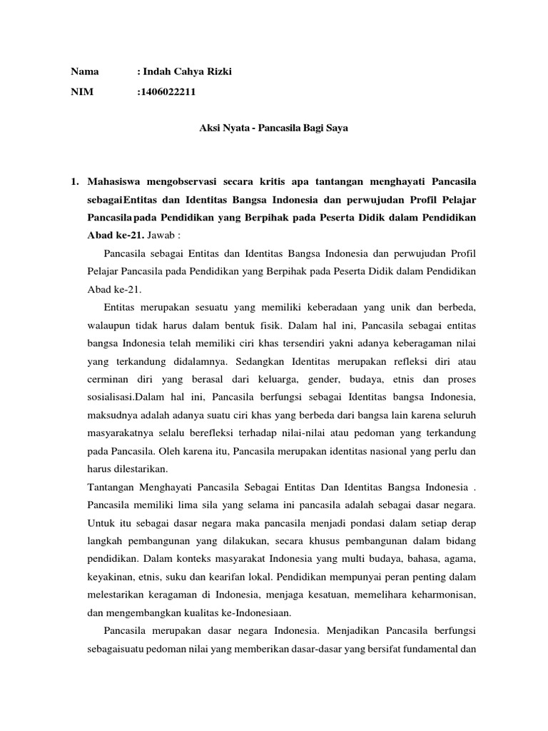 Topik 4 Aksinyata | PDF