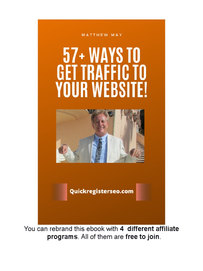 57+ Ways to Boost Website Traffic | PDF | Search Engine Optimization ...
