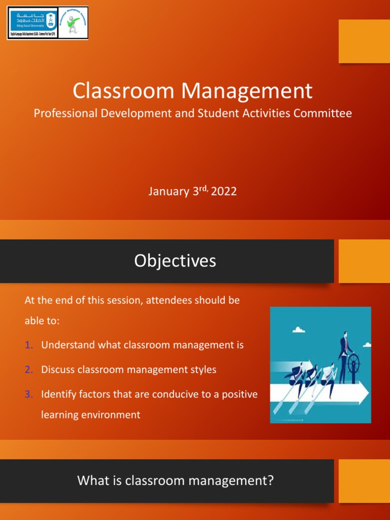 Classroom Management January 3, 2022 Final | PDF | Classroom Management ...