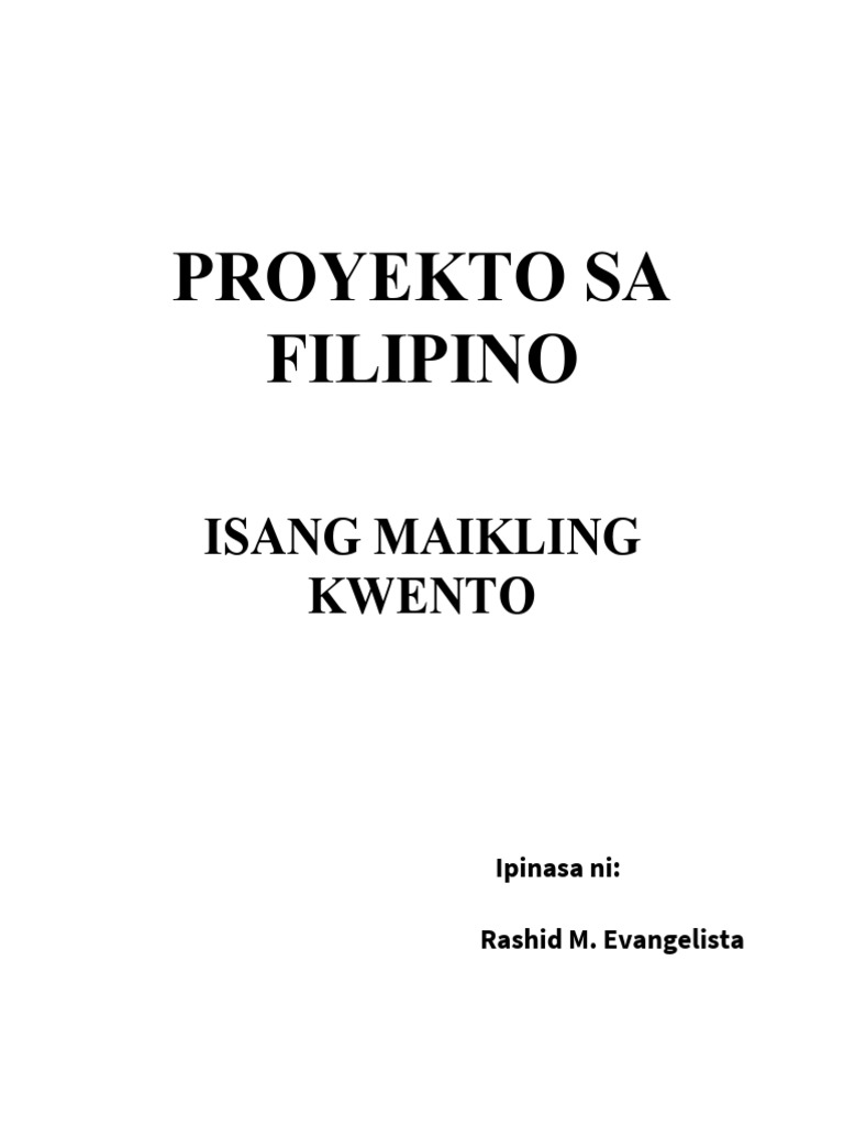 Ang Alamat NG Damong Makahiya | PDF