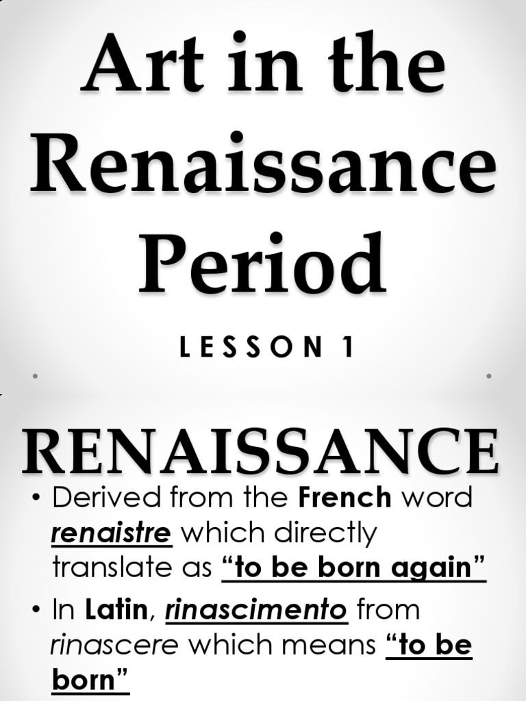 Art in The Renaissance Period | PDF | Renaissance | Florence