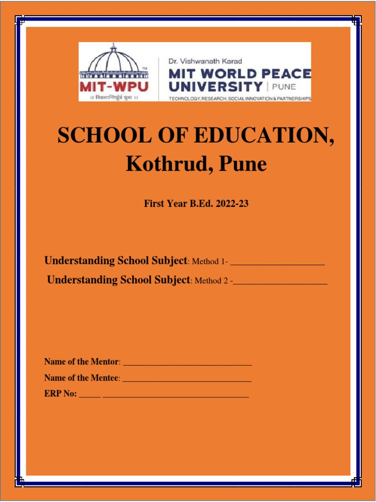 Understanding School Subject Submission Template Final | PDF ...