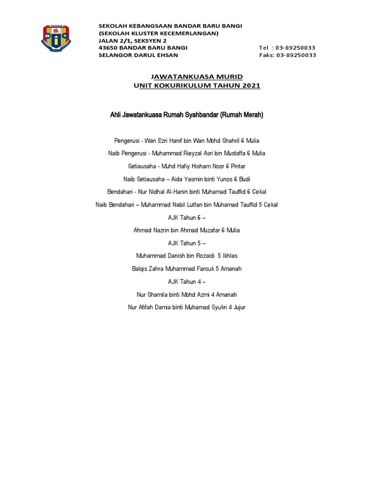 Syahbandar 2021 | PDF