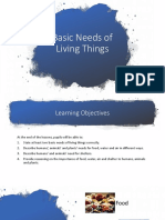 Living Things' Basic Needs in Ecosystems | PDF | Natural Environment | Life