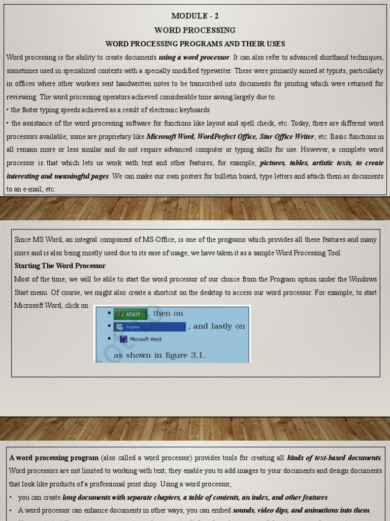 CCPS Module - 2 | PDF | Microsoft Word | Menu (Computing)