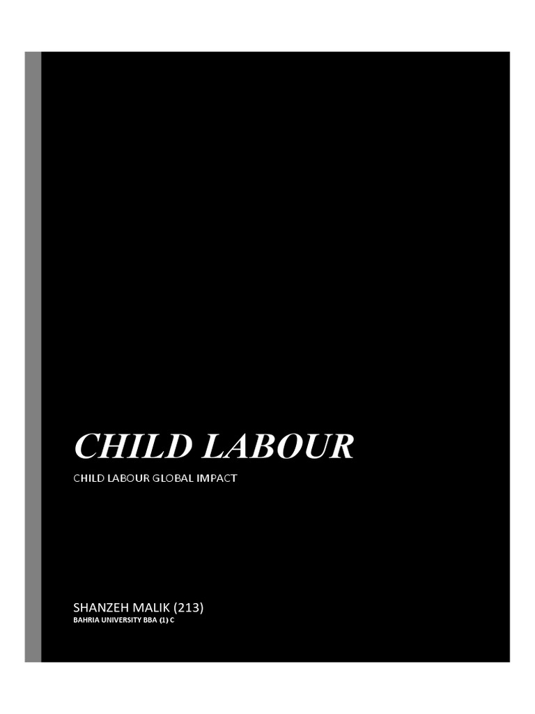 World Report On Child Labour | PDF | Child Labour | Occupational Safety ...