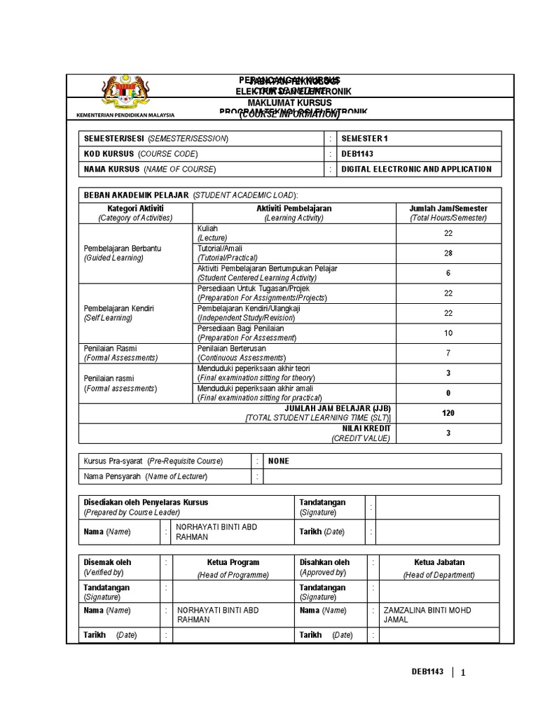 4.co - Deb1143 - Digital Electronic and Application | PDF | Logic Gate ...