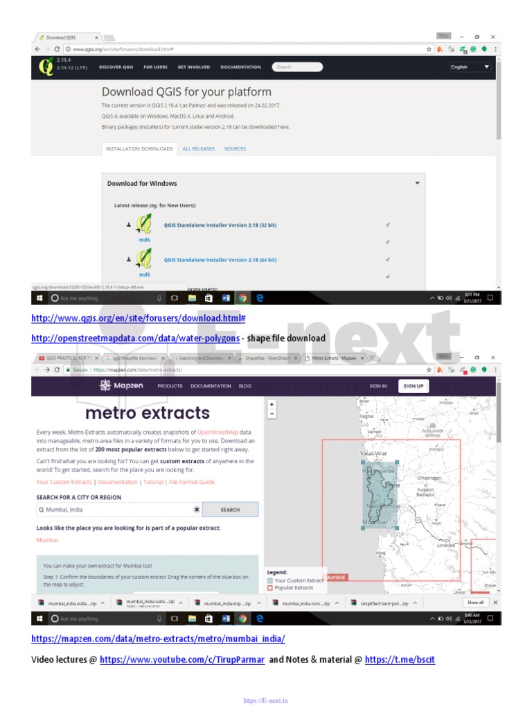 GIS Final Practicals (E-Next - In) | PDF | Line (Geometry) | Dimension