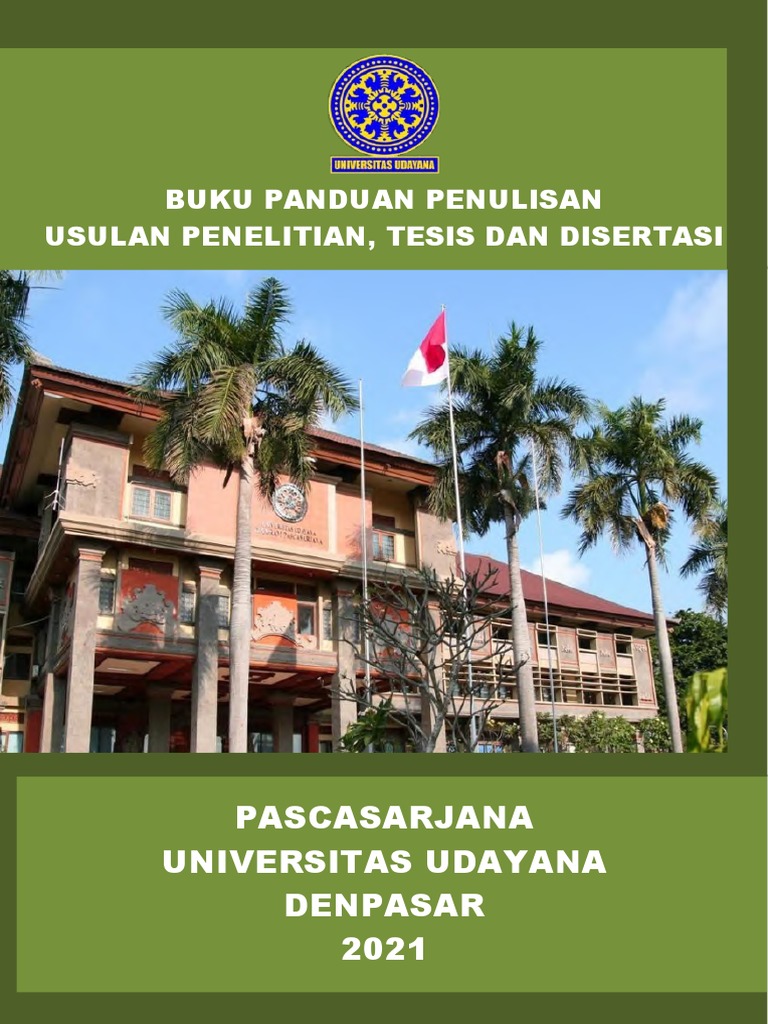 Pedoman Tesis Unud | PDF | Seni | Komputer