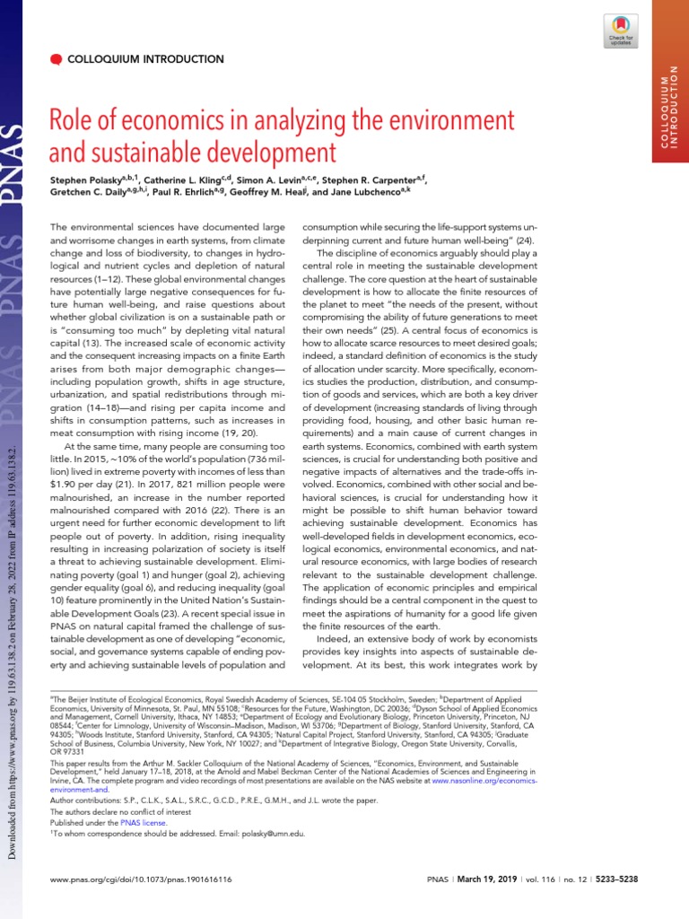 Environment and Sustainable | PDF | Sustainability | Sustainable ...