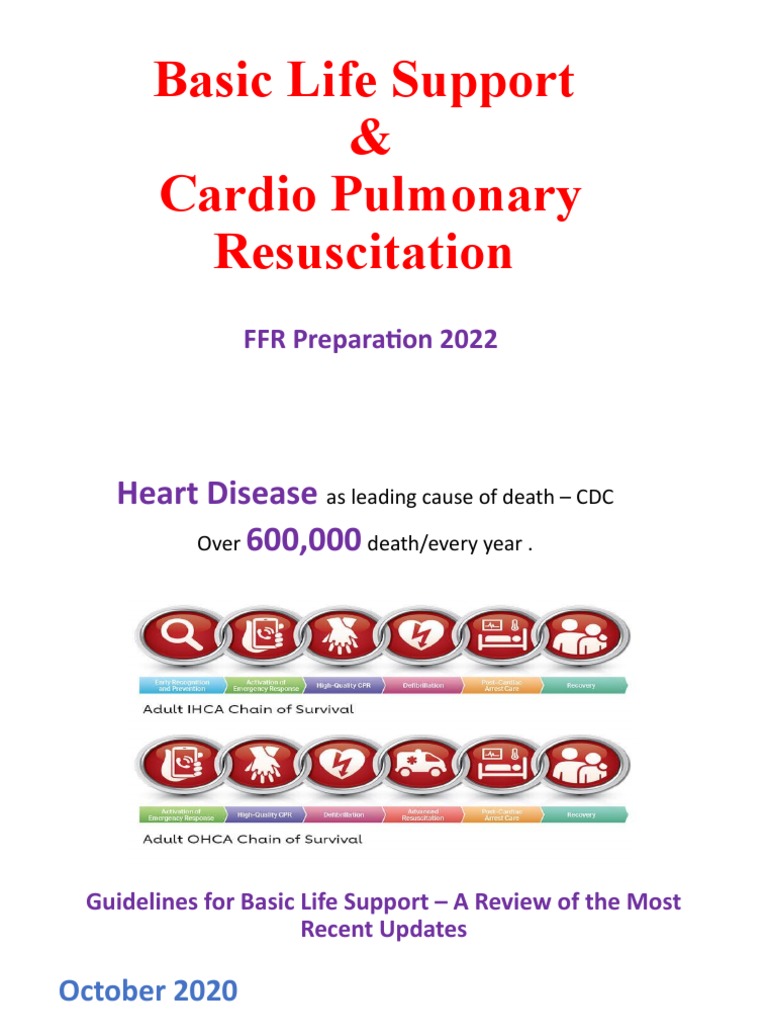 Basic Life Support 2020 | PDF | Cardiopulmonary Resuscitation ...