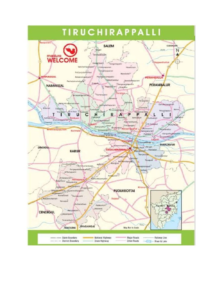 Map of Trichy | PDF