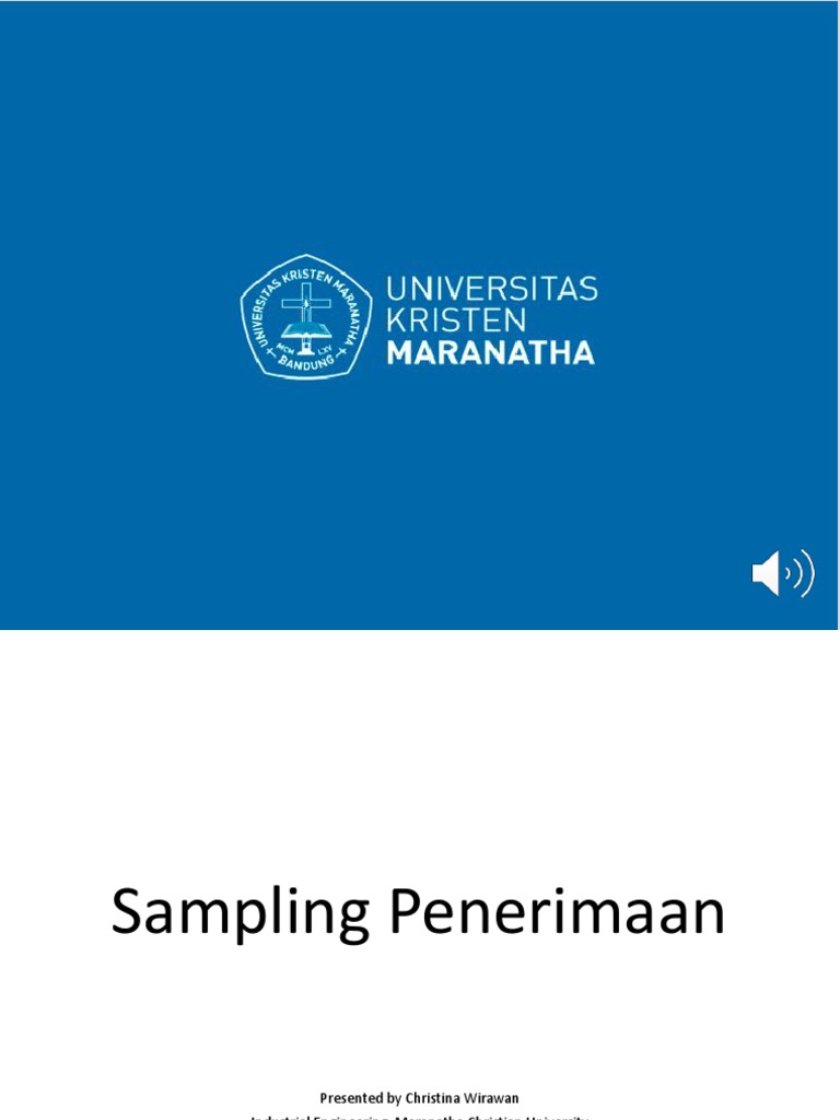 8 Sampling Penerimaan Vid | PDF