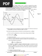 Exercice corrigé : Circuit RLC forcé | PDF | Tension électrique ...