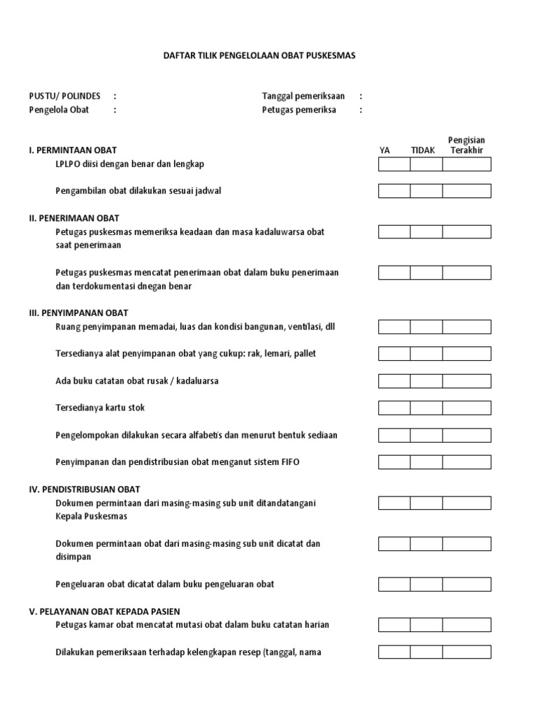 Panduan Pengelolaan Obat Puskesmas | PDF | Kesehatan Holistik