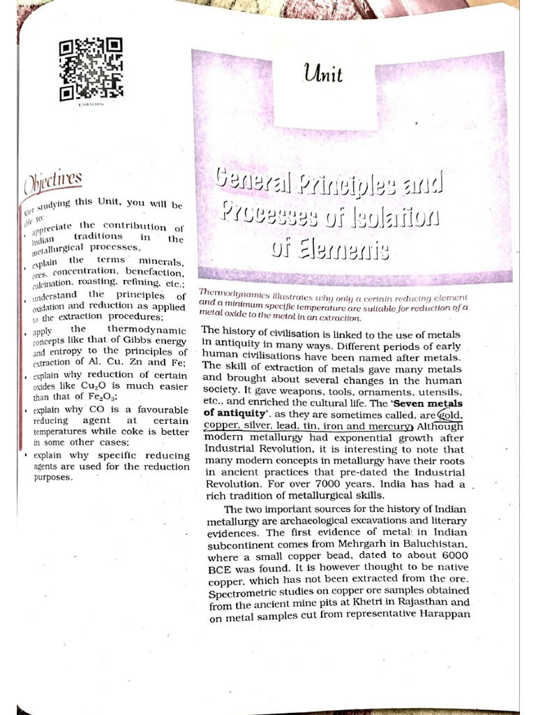 Metallurgy Marked NCERT | PDF