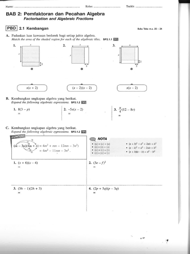 Form 2 Math March | PDF