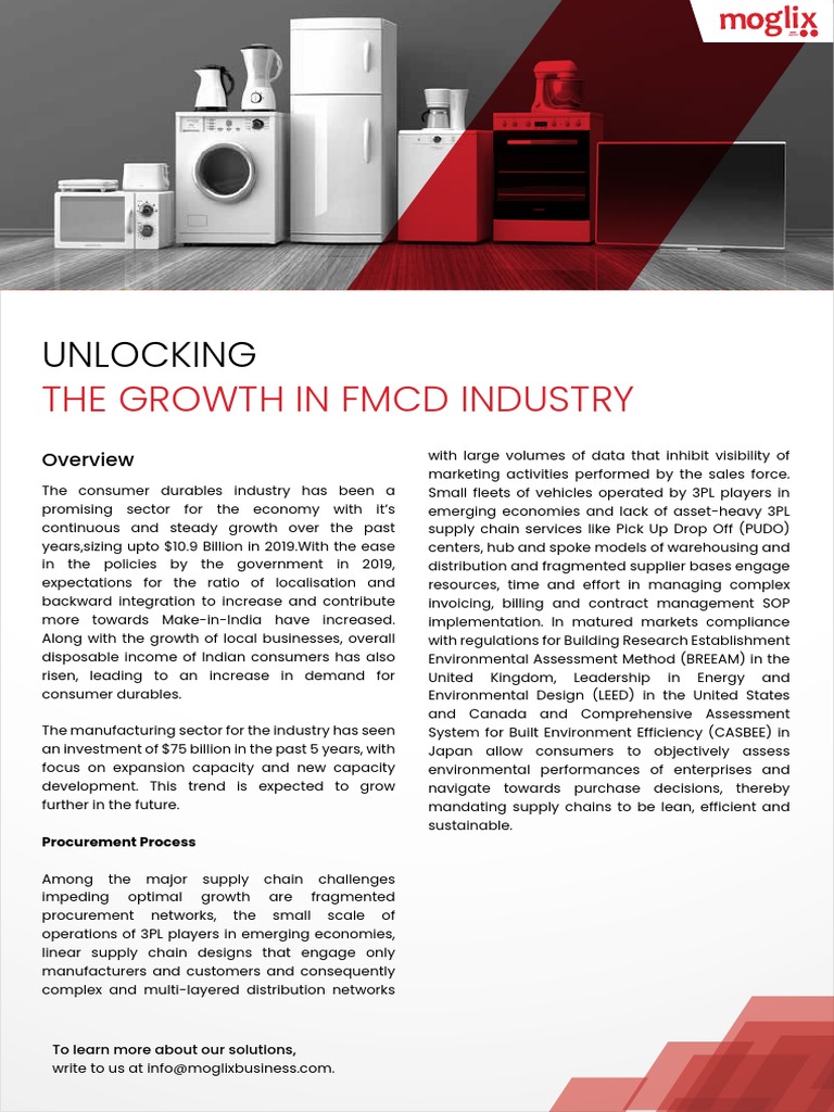 FMCD Industry | PDF | Supply Chain | Pricing