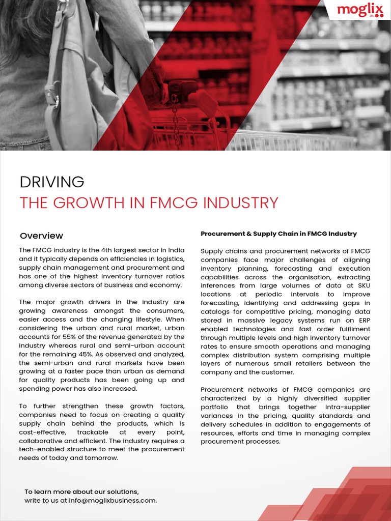 FMCG Industry | PDF | Supply Chain | Procurement