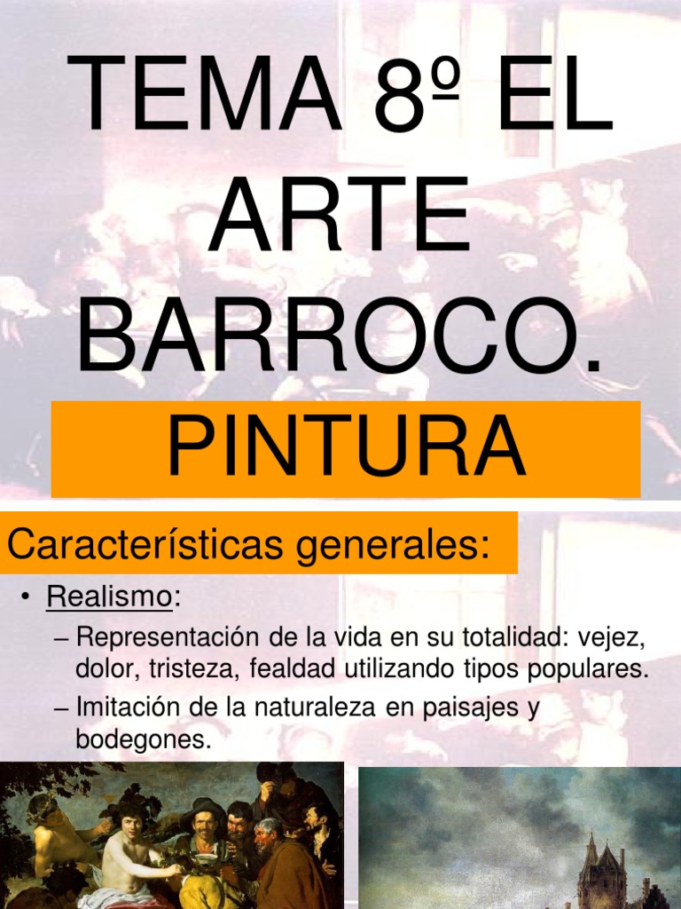 Tema 8o El Arte Barroco Pintura 2017 | PDF | Peter Paul Rubens | Pinturas