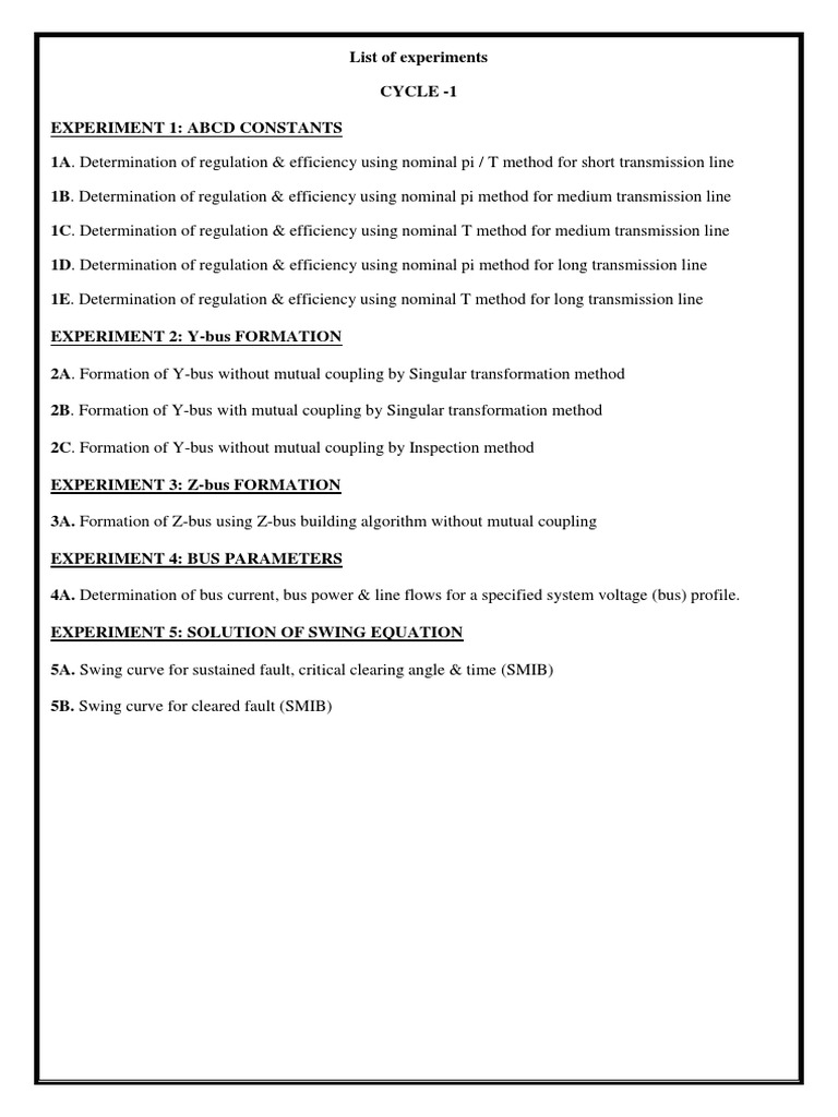 Pss Programmes Cycle 1 Matlab Pdf Transmission Line Computer Engineering 