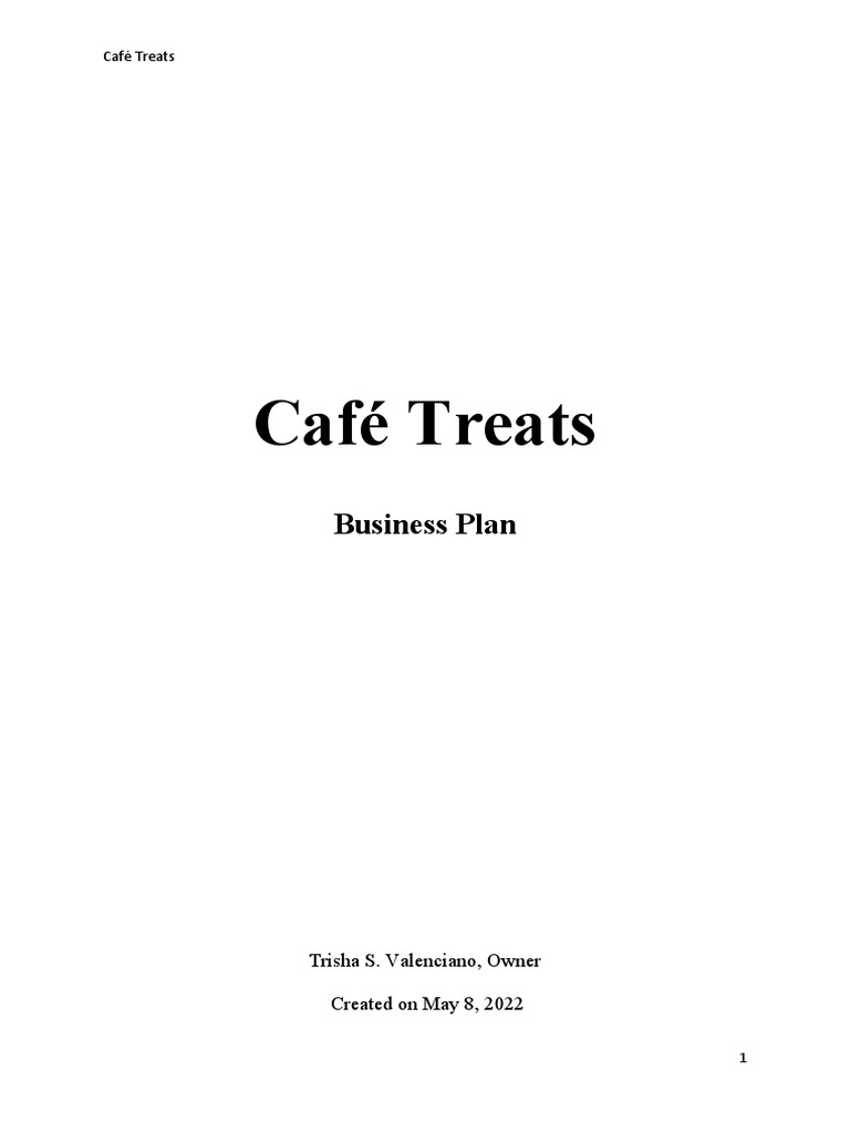 Business Plan | PDF | Coffeehouse | Coffee
