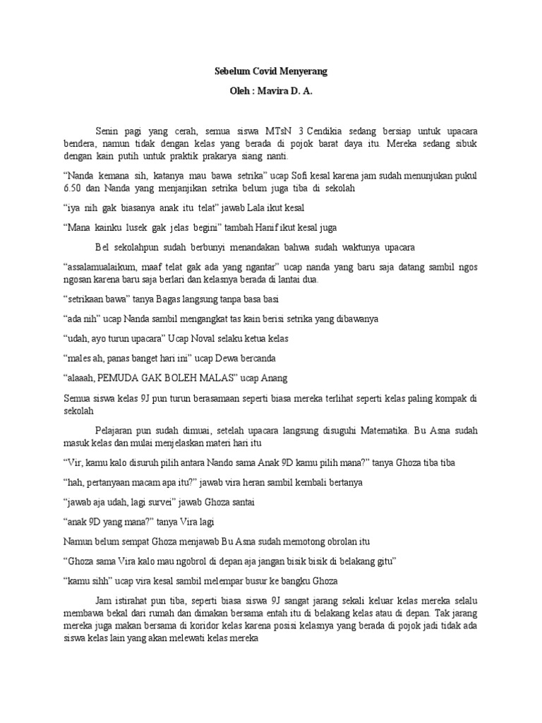 Senin Pagi Yang Cerah | PDF