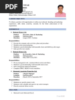 Bangladeshi CV Template | PDF | Bangladesh | Vocational Education