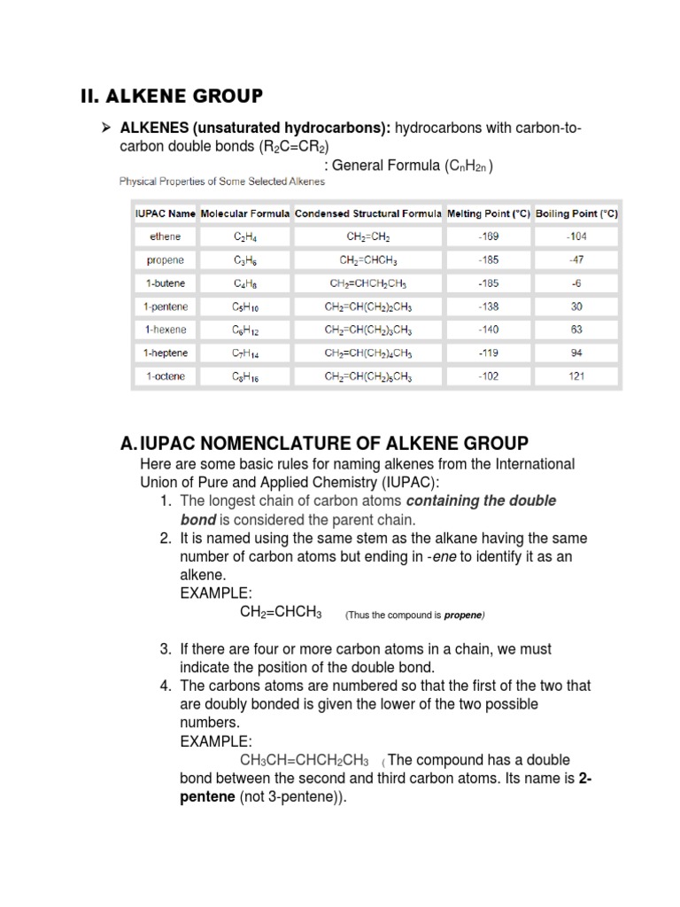 Organic Chemistry Alkene Pdf Pdf Alkene Chemical Reactions