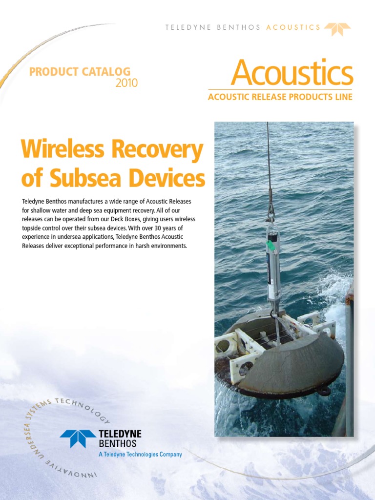 Benthos 865A-DB-12 | PDF | Rechargeable Battery | Sonar