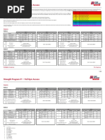 Convict Conditioning Charts | PDF | Arm | Musculoskeletal System