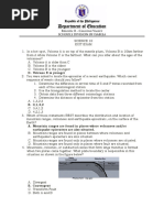 Pretest in Grade 9 Science | PDF | Chemical Bond | Electric Power ...