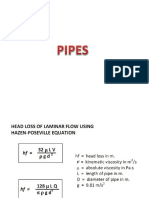 VII. 1 Minor and Major Losses in Pipes | PDF | Classical Mechanics ...