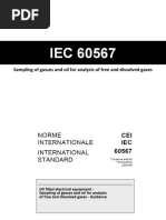 IEC 60567: Gas Sampling Guidance | PDF | Gas Chromatography | Petroleum
