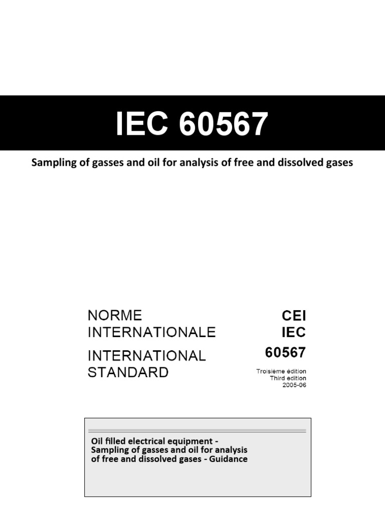 Part Iii - Iec 60567 | PDF | Gas Chromatography | Physical Sciences