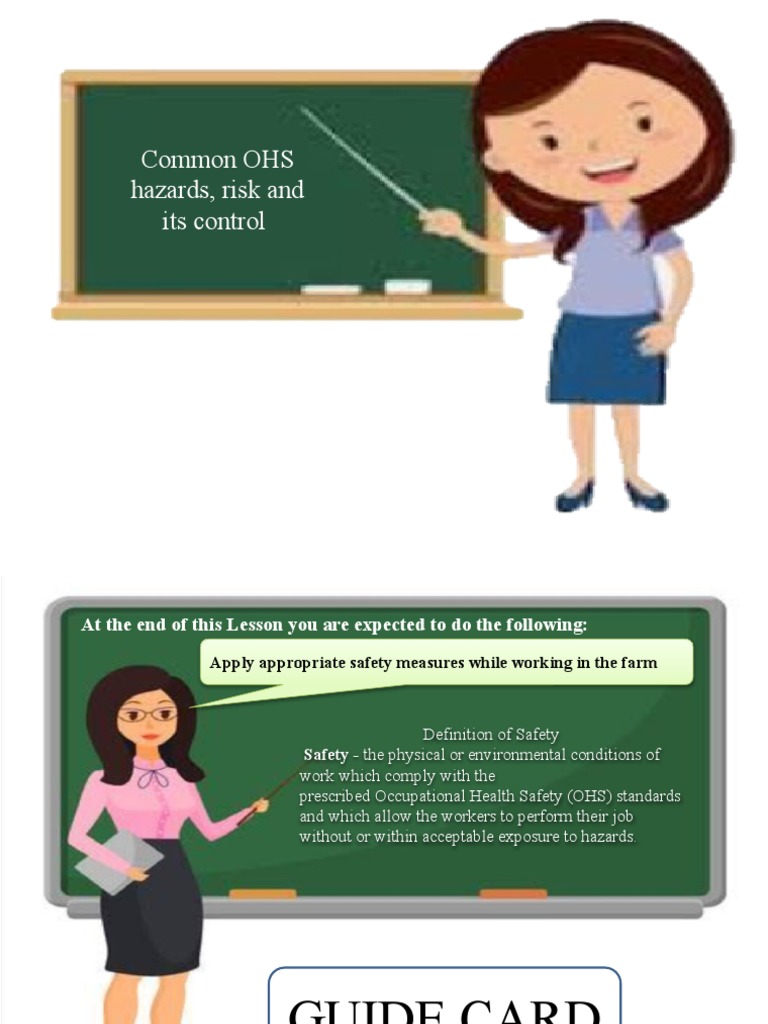 Common OHS hazards, risks and controls | PDF | Occupational Safety And ...