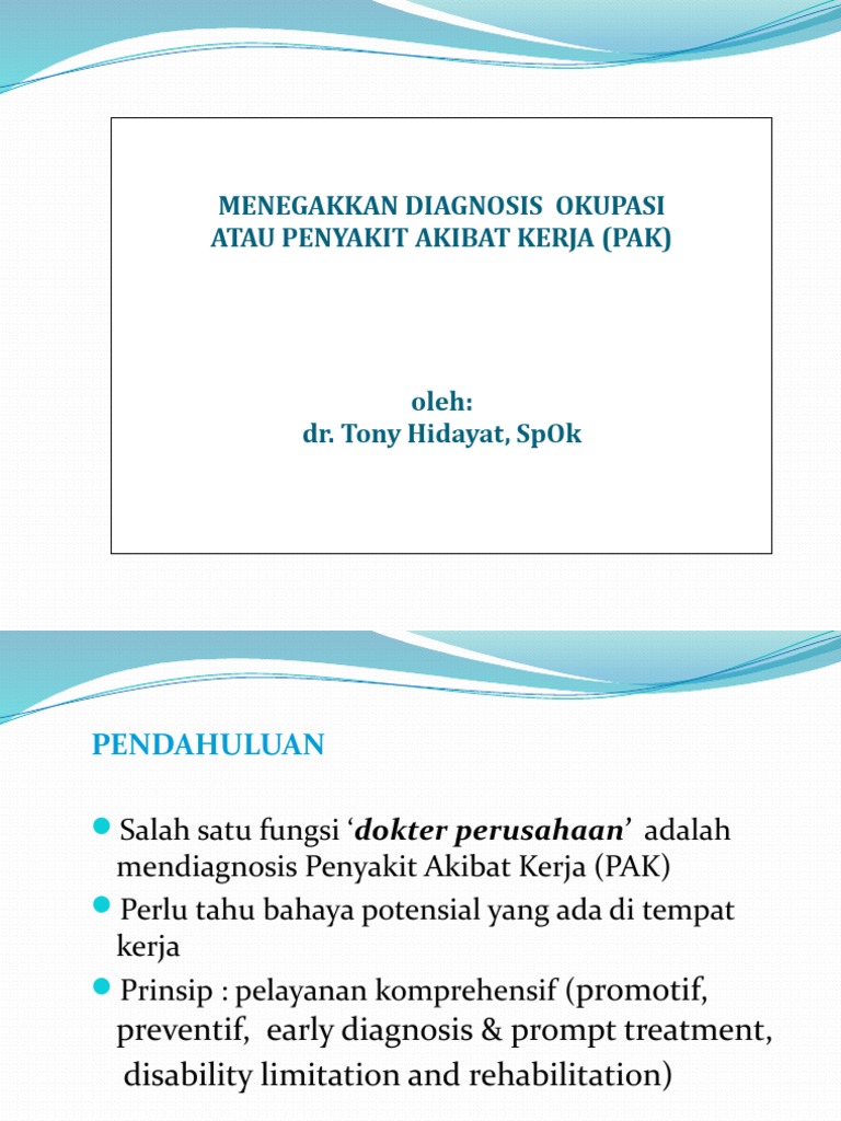 RAPP - DR Toni - Penegakan Diagnosis PAK | PDF | Sains & Matematika