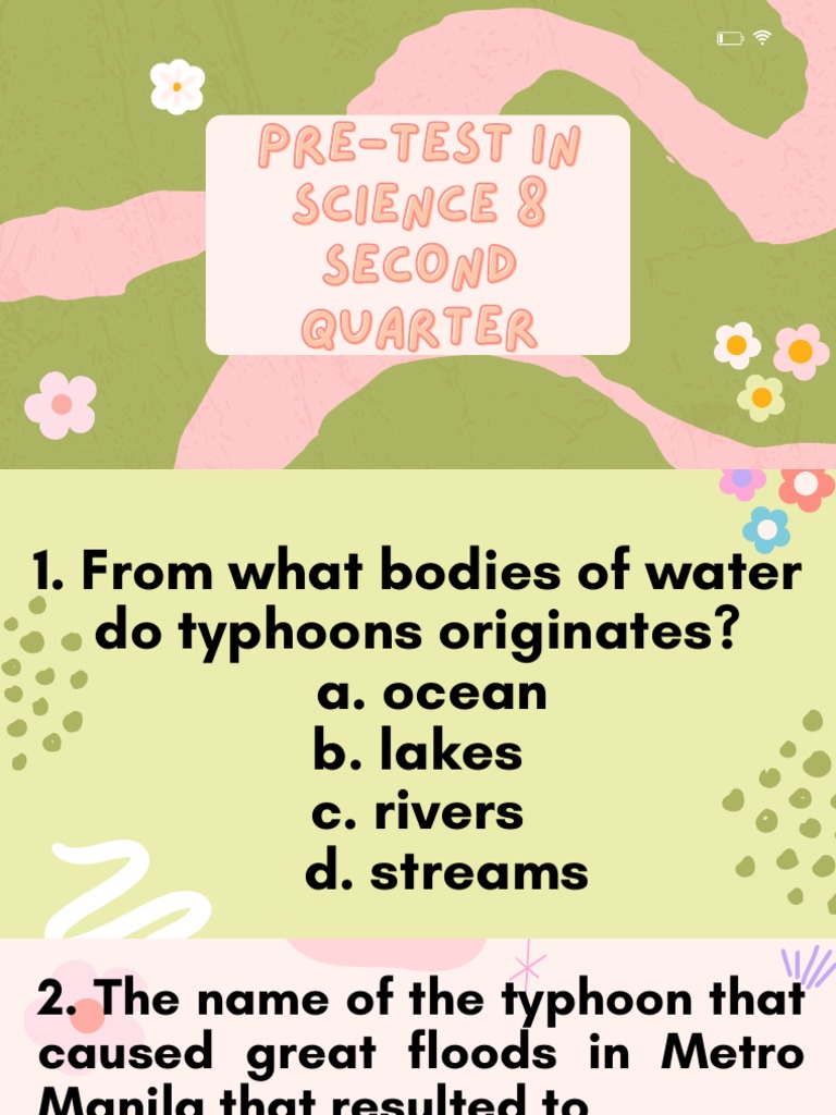 Pre Test in Science 8 Second Quarter | Download Free PDF | Meteoroid ...