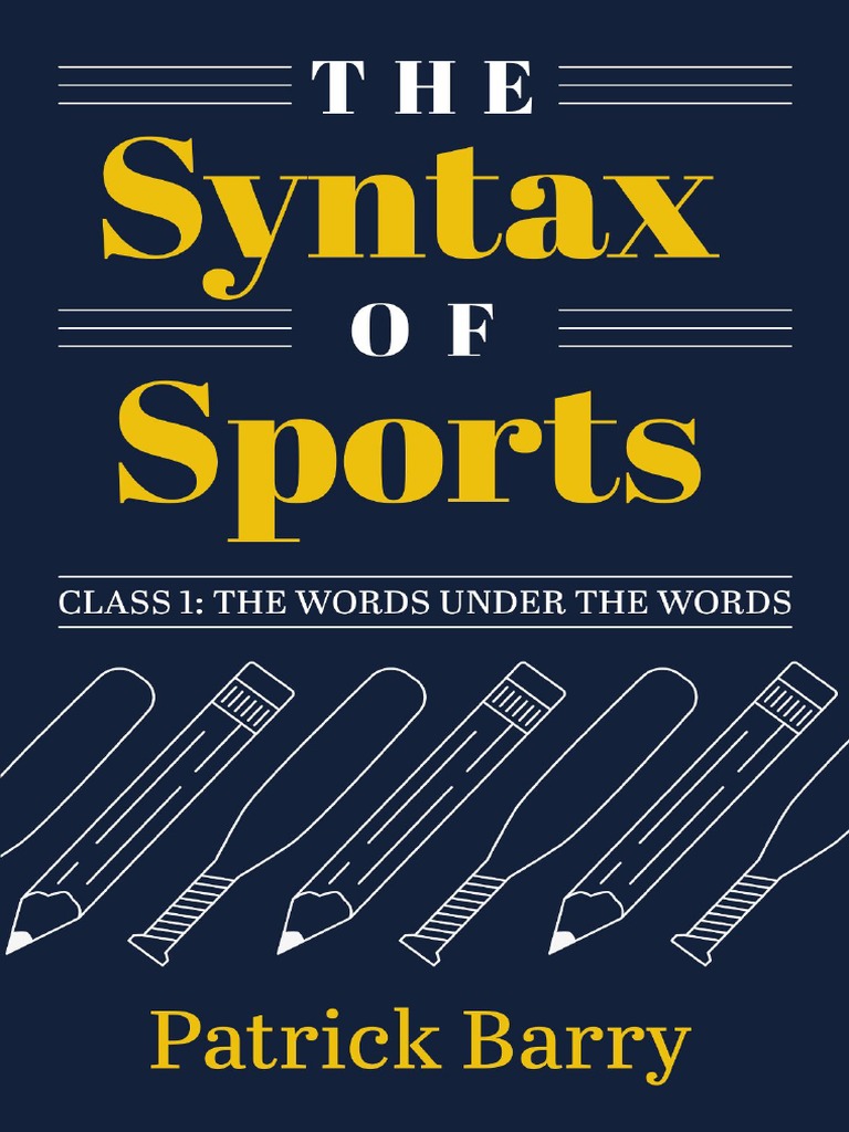 Syntax of Sports Chapter 1 | PDF | Sports & Recreation | Science ...