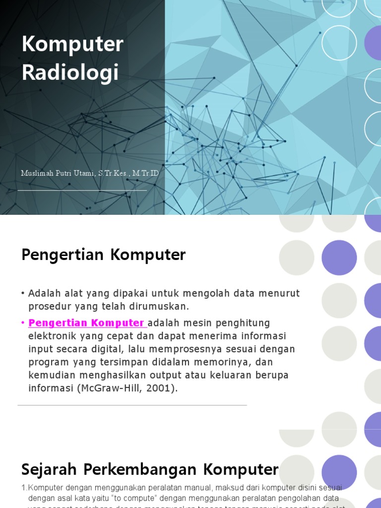 Komputer Radiologi | PDF
