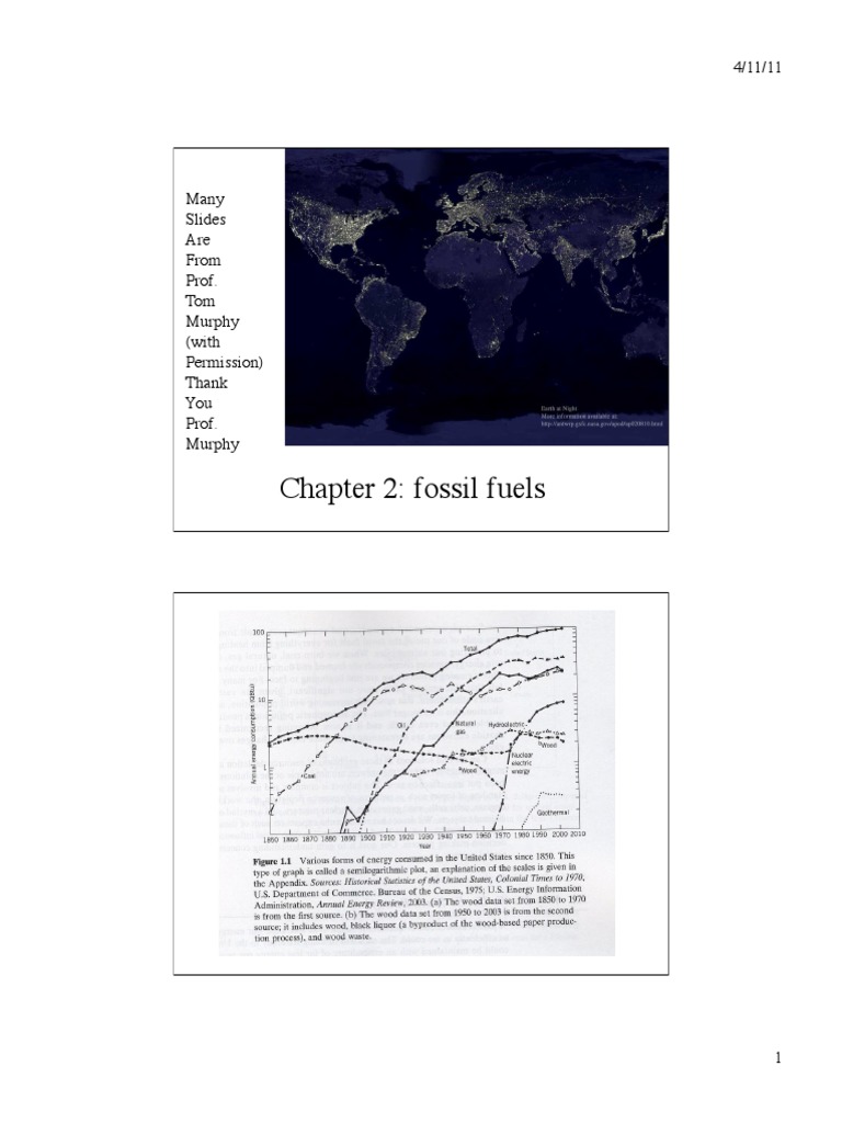 Chap 2 Fossilfuels | PDF | Petroleum | Barrel (Unit)
